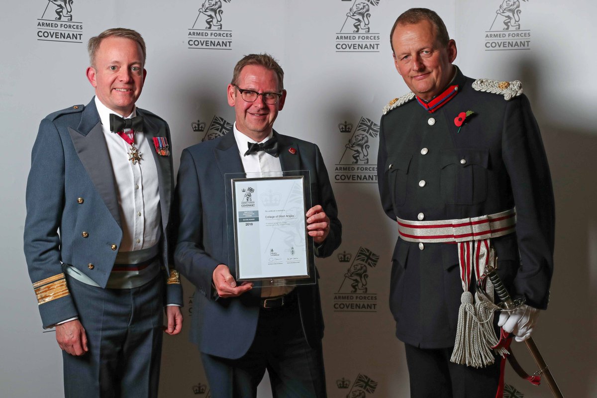 MoD Recognises College's Commitment to the Armed Forces Community